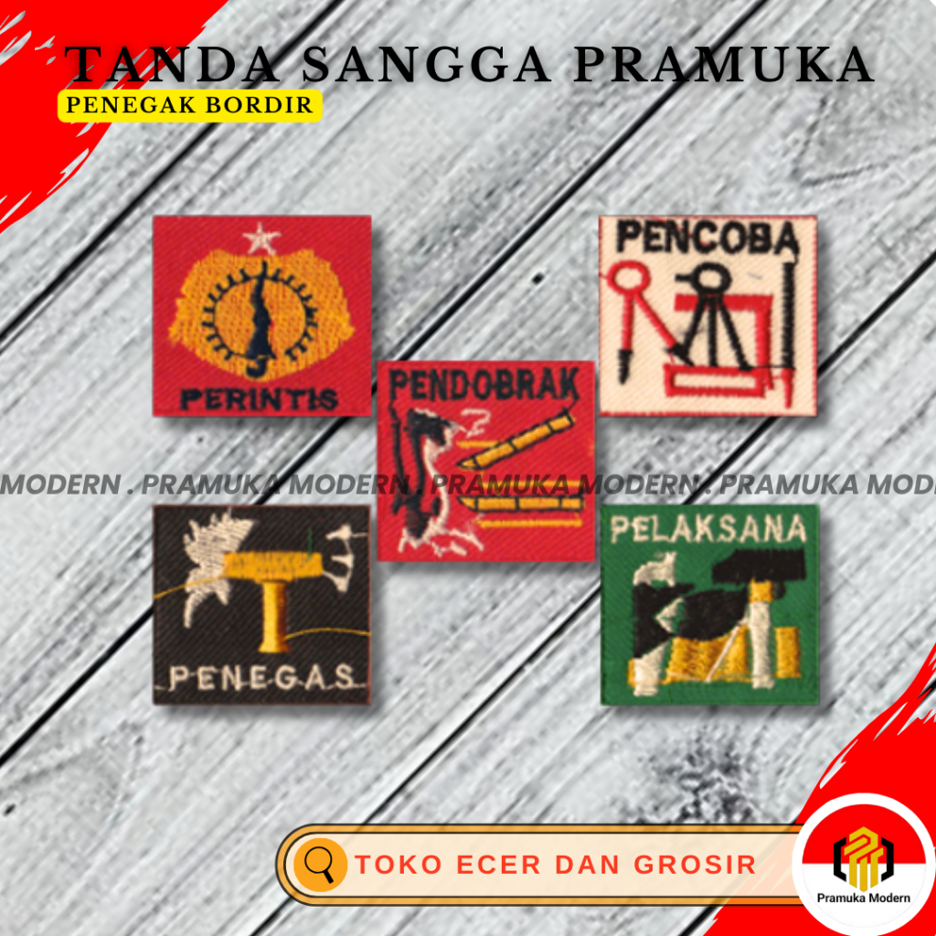 Scout Sangga Sign Embroidery Enforcer PIONEER EXAMPLE RANGE EXAMPLE ...