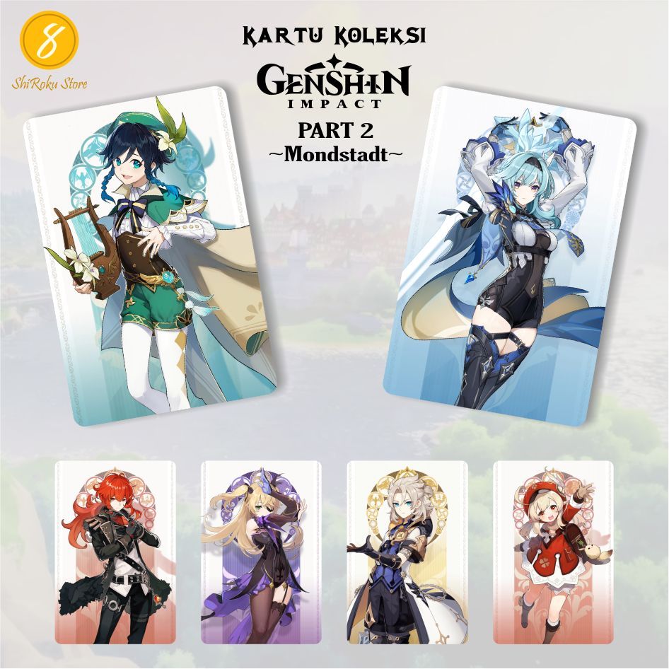 Genshin Impact Game Photocard/ Anime Photo Card Collection Part 2 ...