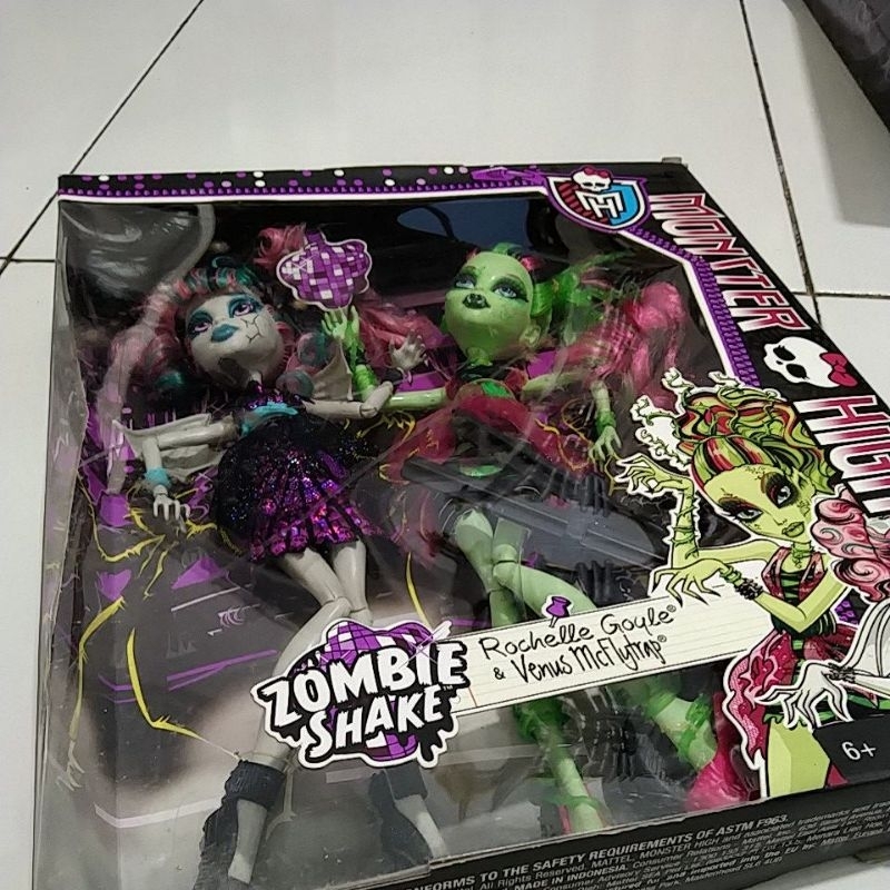 Monster high zombie shake rochele goyle & venus mcflytrap | Shopee ...
