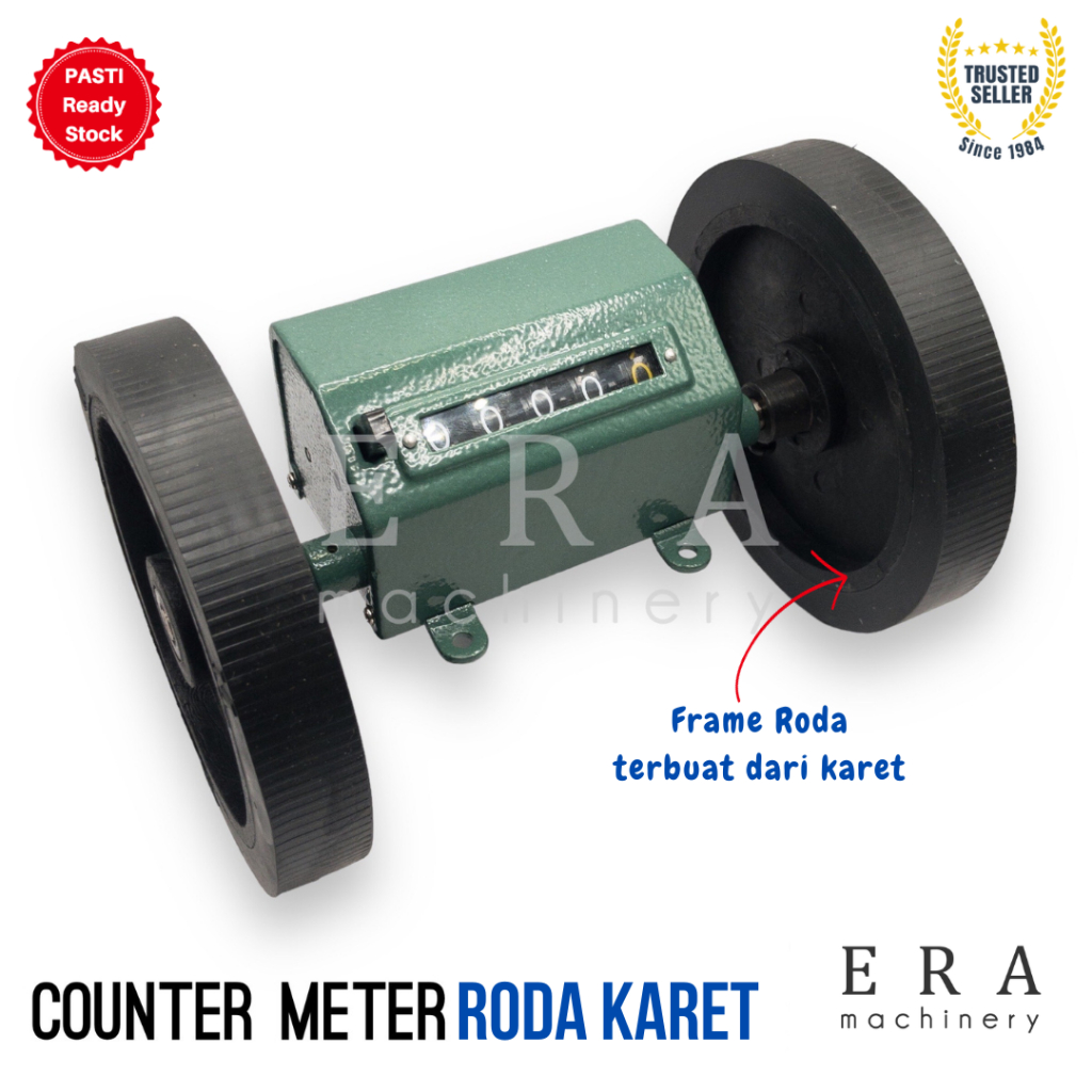 MESIN 5 digit Manual Counter Meter Roller Wheel Fabric Meter Machine ...