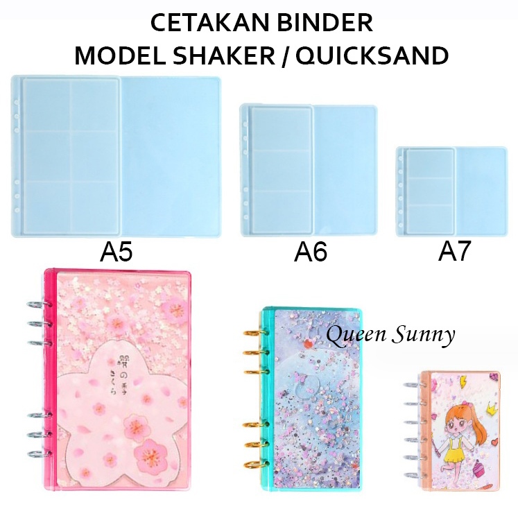 Quicksand SHAKER Model Binder Resin Mold / Note Book / Binder Mold ...