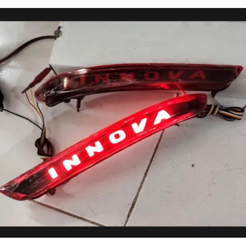 ALL NEW INNOVA REBORN VENTURER CAR REAR BUMPER LIGHT REFLECTOR 2016 ...