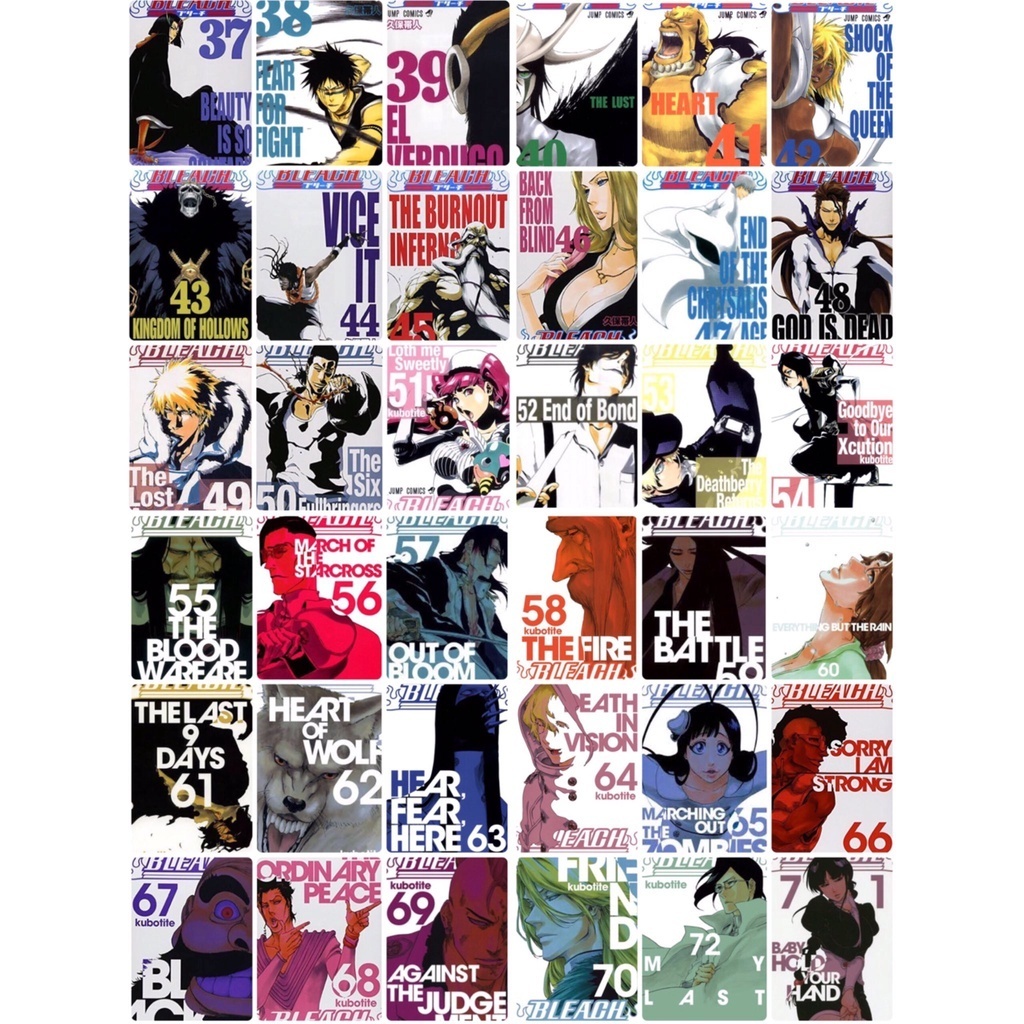 [INDONESIA] Komik BLEACH FULL VOLUME 1-74 Series PLUS BONUS Sticker ...
