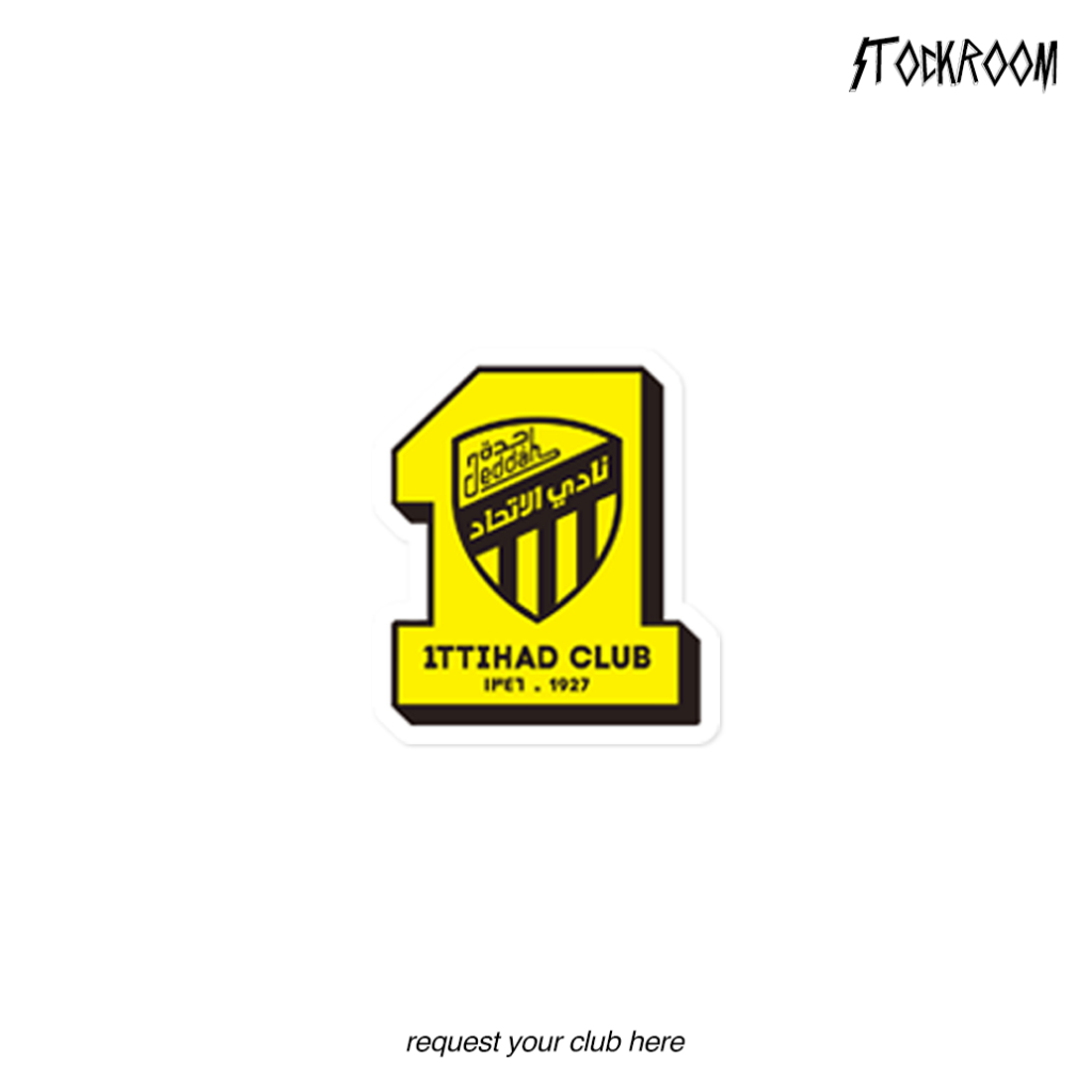 AL ITTIHAD LOGO STICKER / FOOTBALL EDITION / STICKER / CHAMPIONS LEAGUE ...