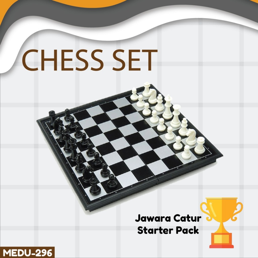 Chess SET Standard Format Folding CHESS Board | Shopee Philippines