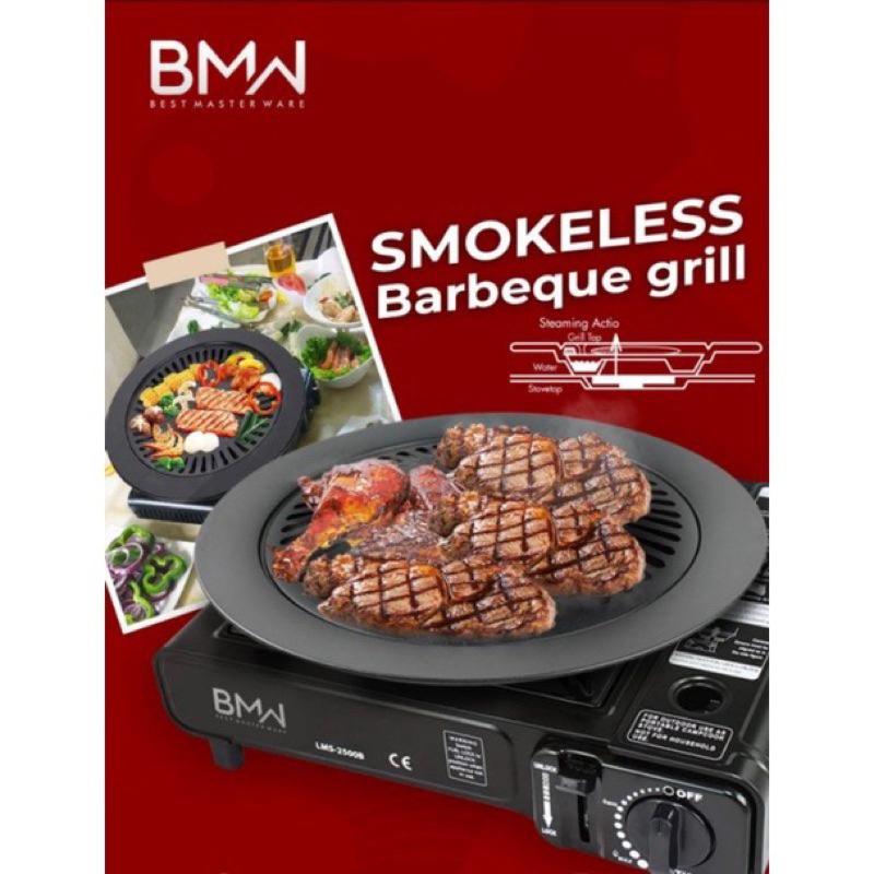 Smokeless Portable Grill Meat Grill Or Barbeque Grill | Shopee Philippines