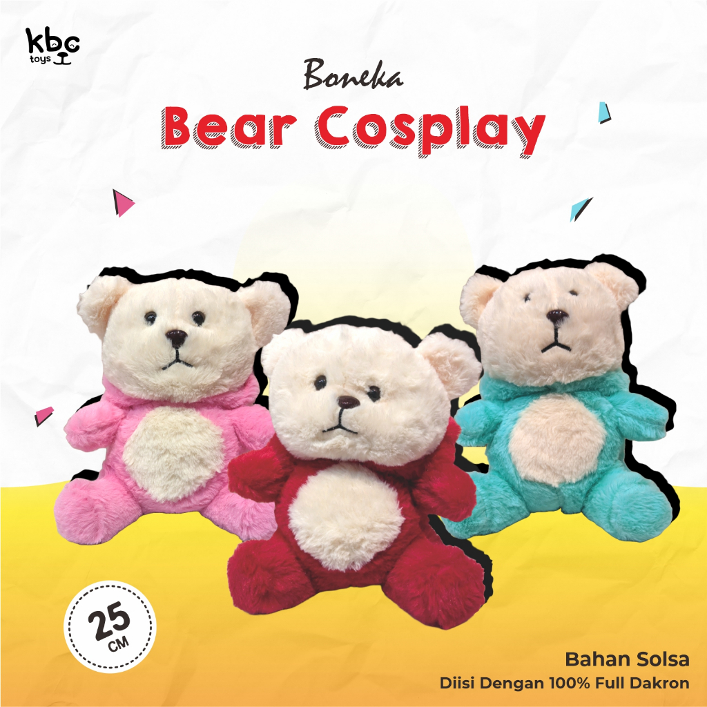 MERAH Teddy Bear Cosplay - Dino Cosplay - Rabbit Cosplay - Red Bear ...