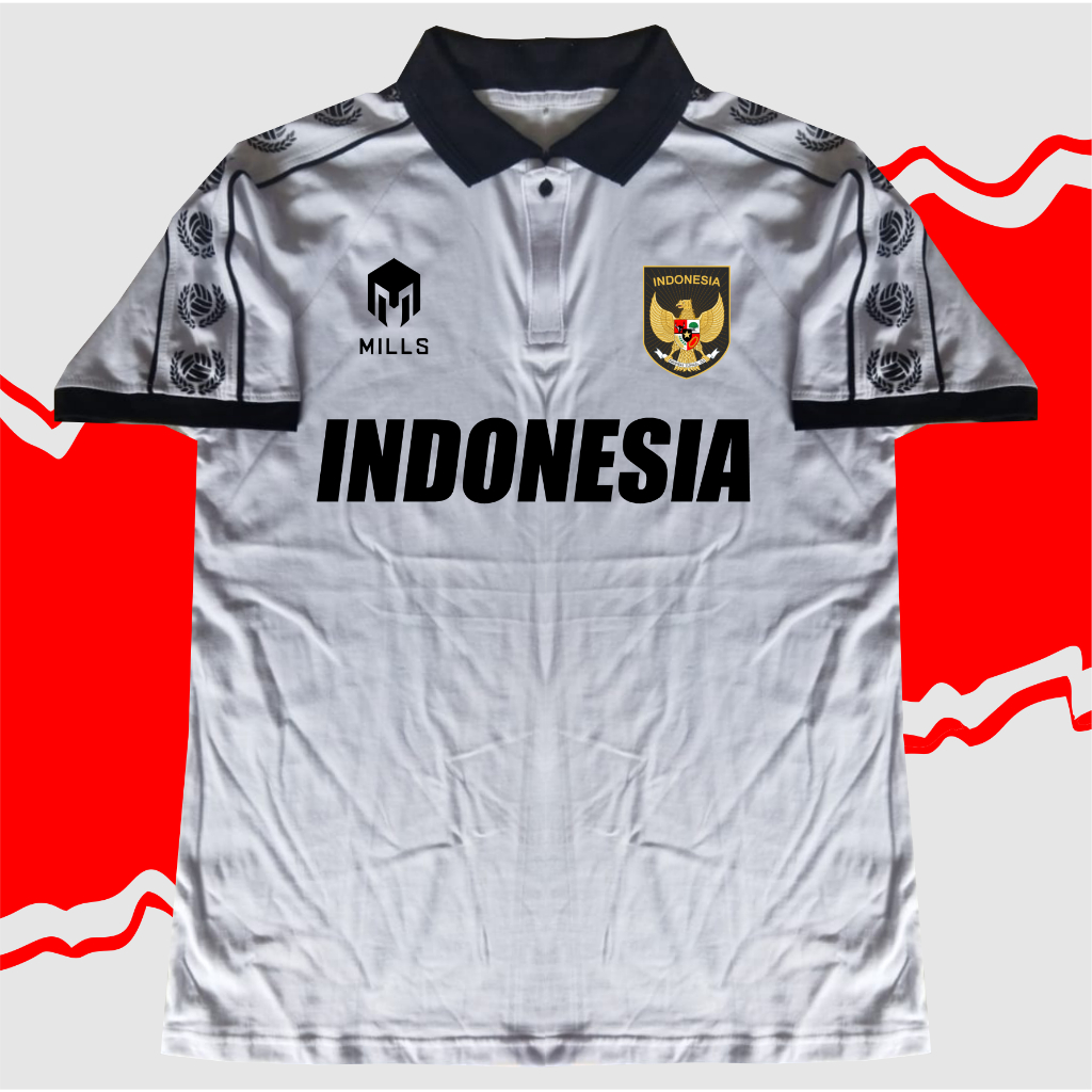 Official Indonesian National Team Polo Shirt Digital Computer ...