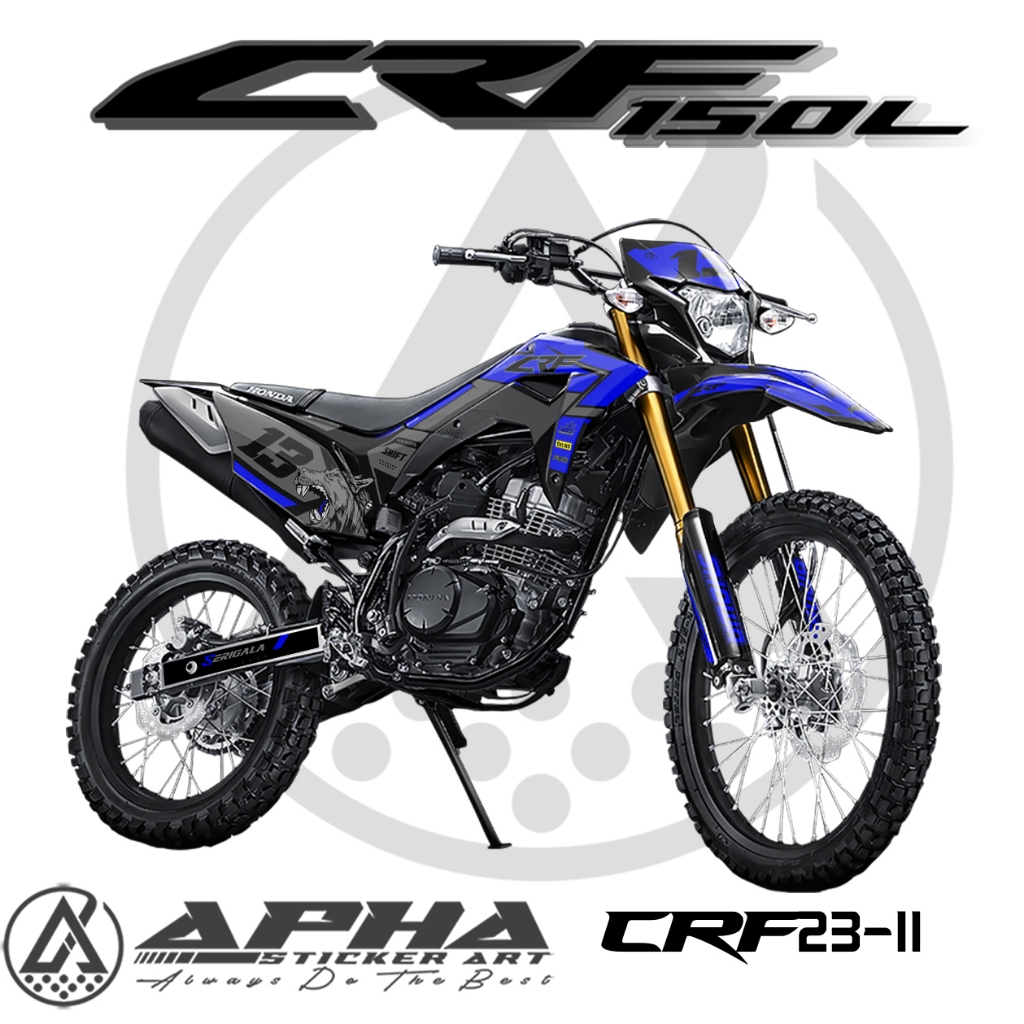 Crf 150 L FULL BODY DECAL STICKER | Supermoto STICKERS | Decal CRF 150 ...