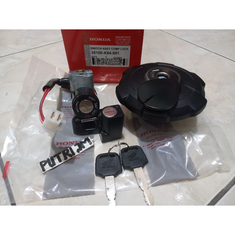 Honda crf 150 crf 150 crf 250 ignition key complete with tank cover ...