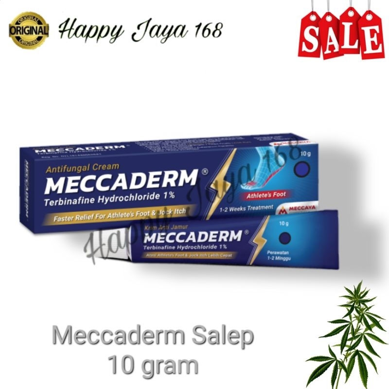 Meccaderm Cream 10 grams Non-Fungal Ointment Built-in HCL | Shopee ...