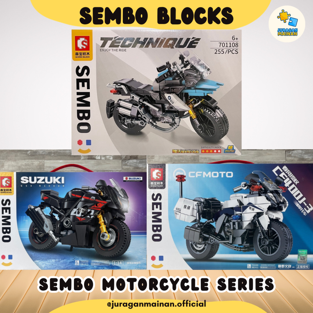 Sembo BLOCKS Motorcycle Series - Block Brick Bricks Disassembly ...