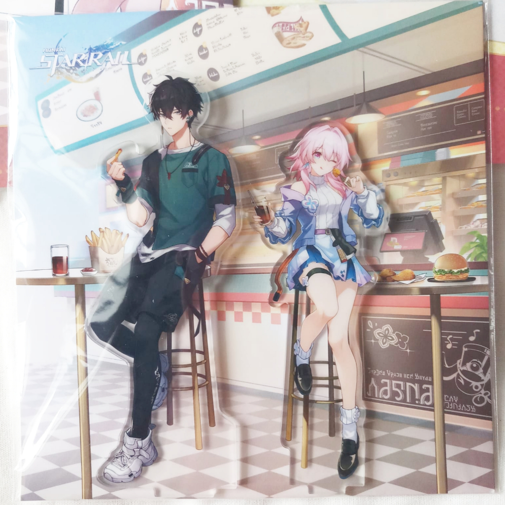 Ready Collab Star Rail x Convivium Standee Acrylic March 7th and Heng ...