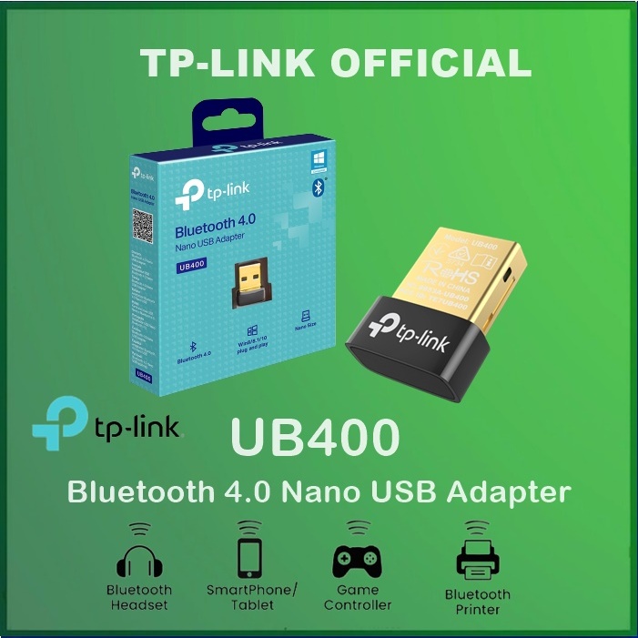 Tp-link UB400 TPLink USB Bluetooth V4.0 Nano USB Adapter UB 400v 4.0 ...