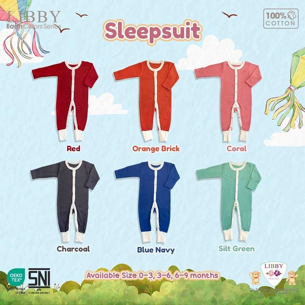 Libby Sleepsuit 0-9 Months Jasper / Earth Color Baby Sleepwear | Shopee ...