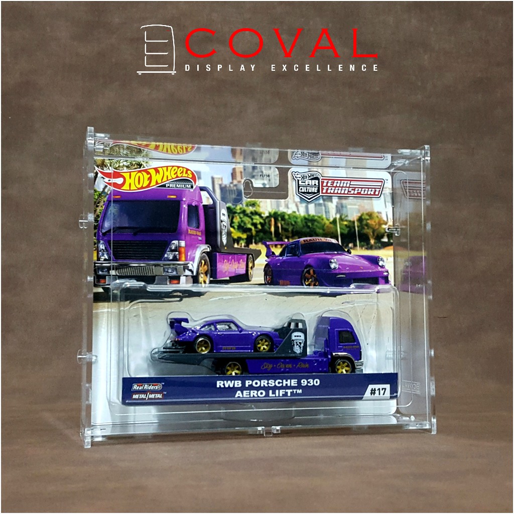 Coval HDX-101 Acrylic Display for 1 Hot Wheels Team Transport carded ...