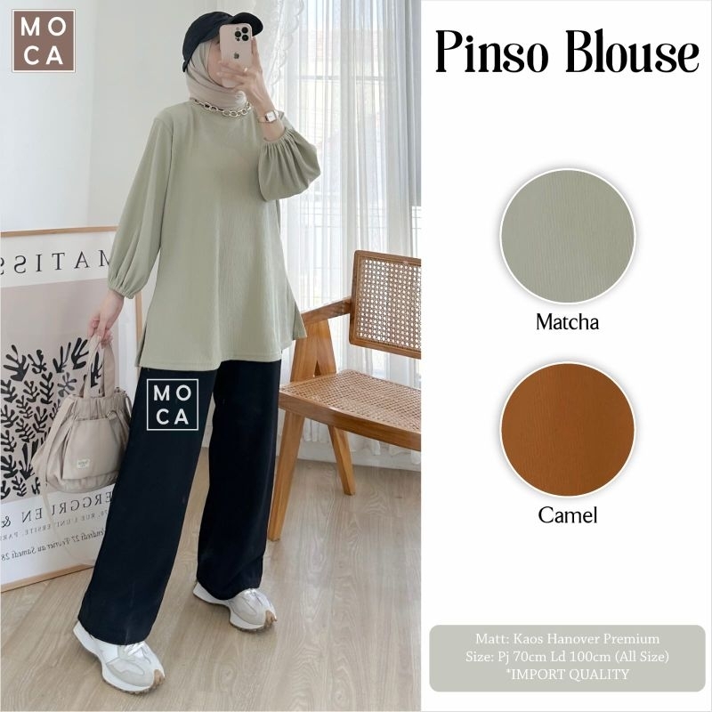 Pinso BLOUSE ORIGINAL MOCA | Shopee Philippines