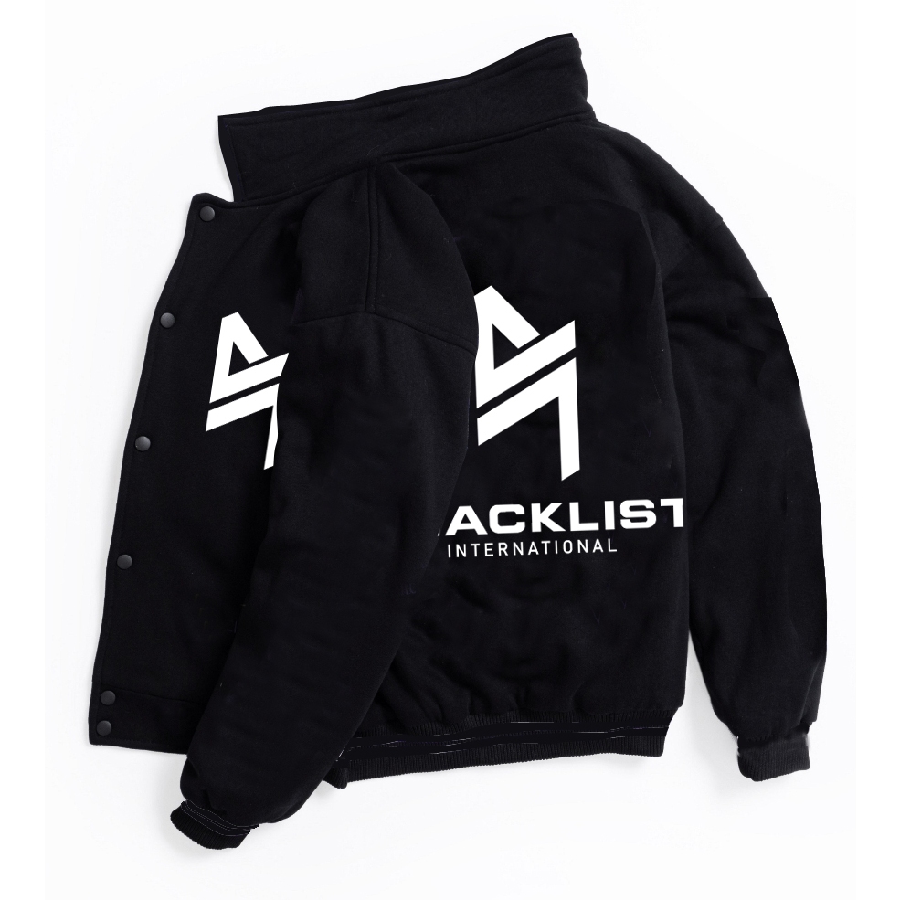 Varsity Jacket Blacklist International gaming jacket ready big size S M ...