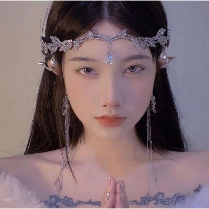 Alice Crown - Latest Forehead Headpiece - Crown Goddess Wedding Crown ...