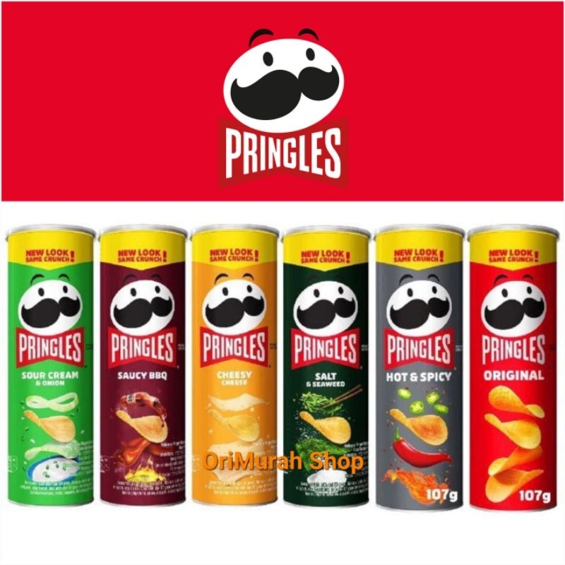 Pringles Potato Chips Potato Chips Original Cheesy Cheese Hot Spicy ...