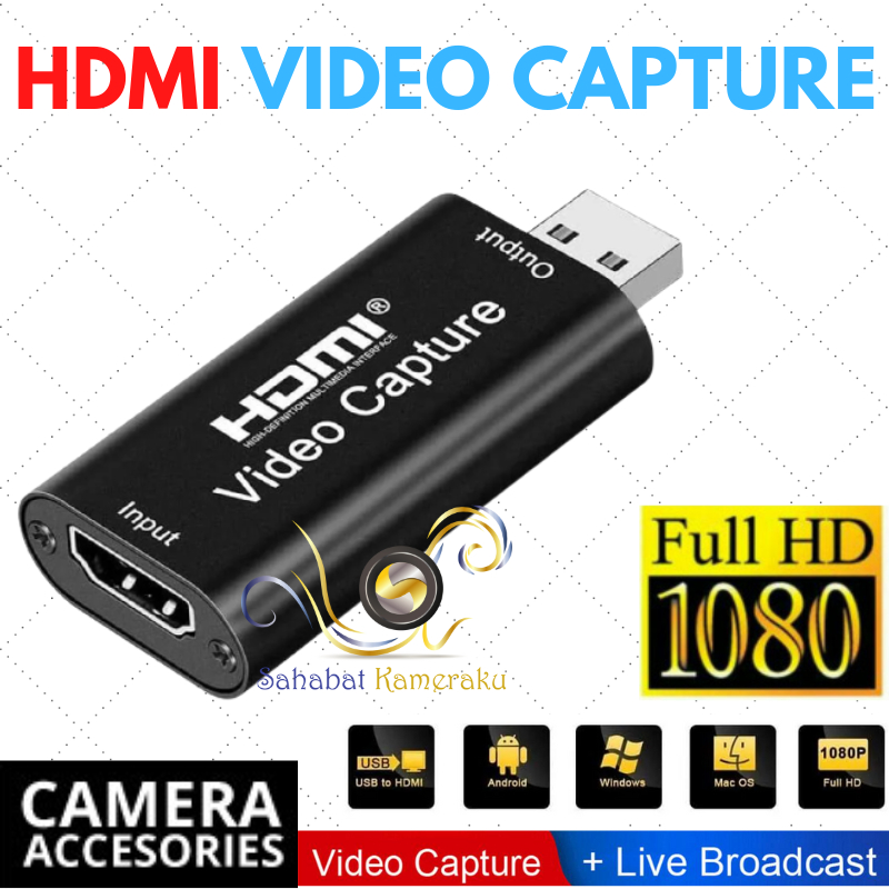Usb HDMI Video Capture Card for Live Streaming / Gaming Cameras ...
