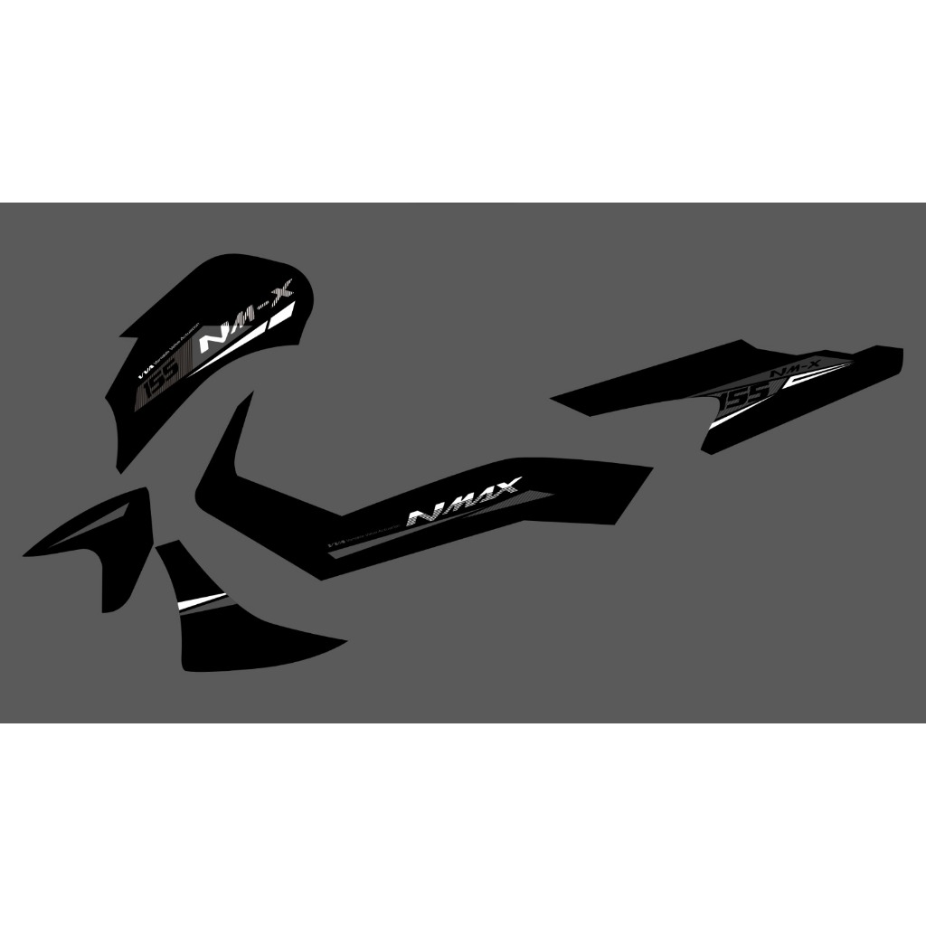 Nmax ALL NEW CONNECTED 155 Transparent STRIPING Simple MOTIF DESIGN ...