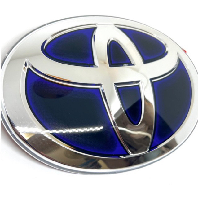 HITAM Original Black and Blue Toyota Hybrid Logo Car Emblem | Shopee ...