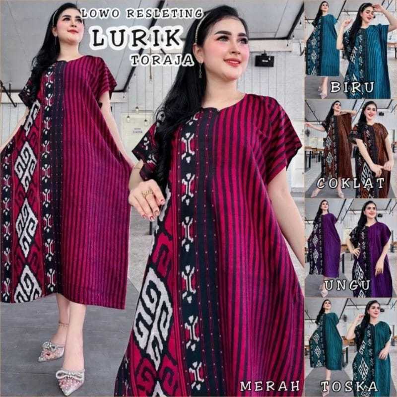 LOWO JUMBO DASTER LURIK VIRAL DASTER COMFORTABLE SLEEPING CLOTHES WOMEN ...