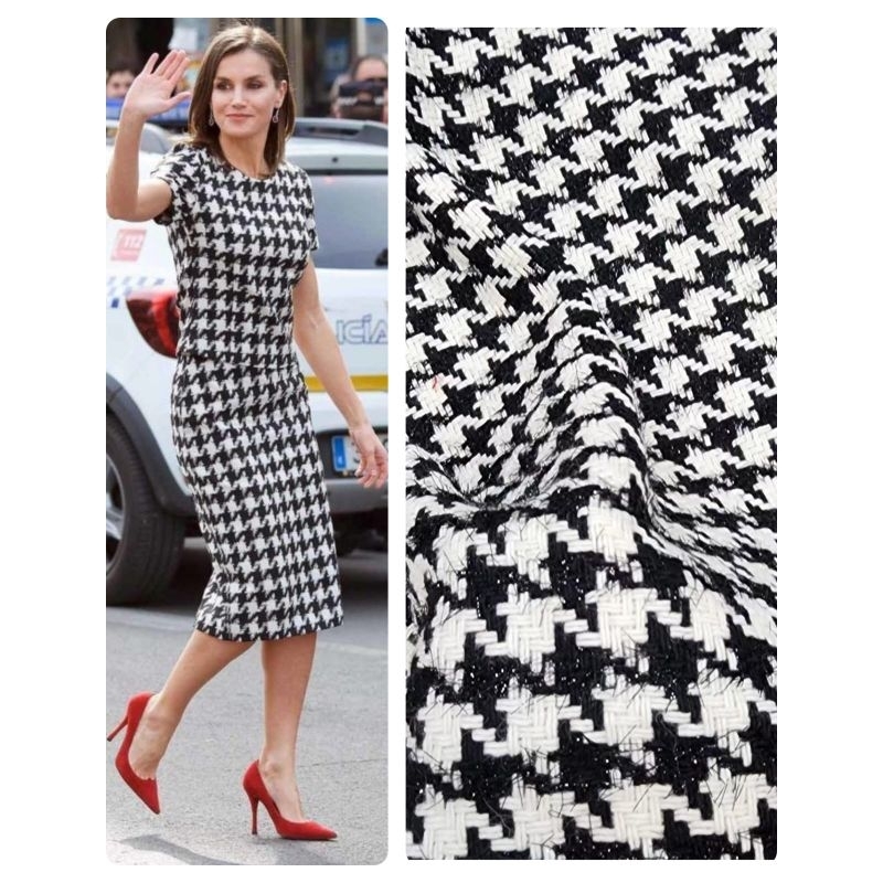 Original Channel Tweed fabric | Shopee Philippines