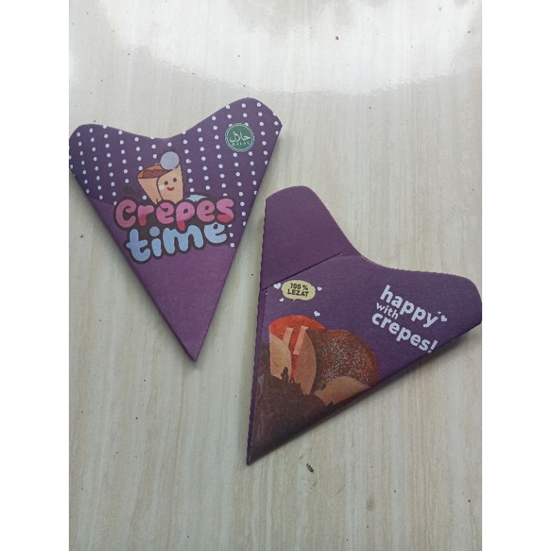 UNGU @100pcs Crepes packaging paper / crepes cone uk 17x15 with purple ...