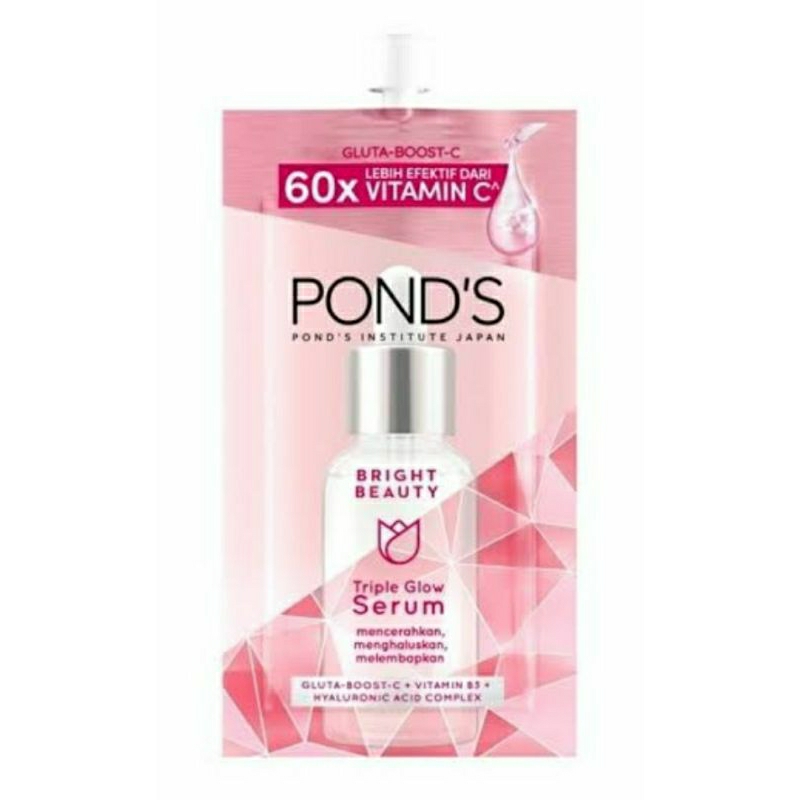 Ponds Triple Glow Serum Sachet | Shopee Philippines