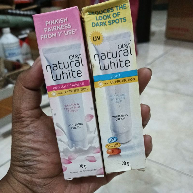 Olay natural white 20g (pink)/No Box | Shopee Philippines