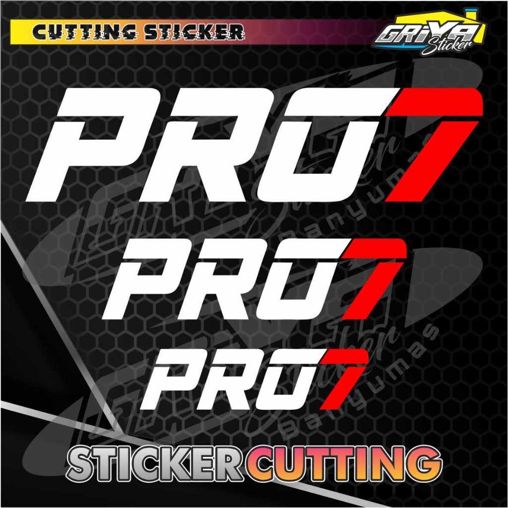 Motorcycle Car Sticker - PRO7 cutting Sticker | Shopee Philippines