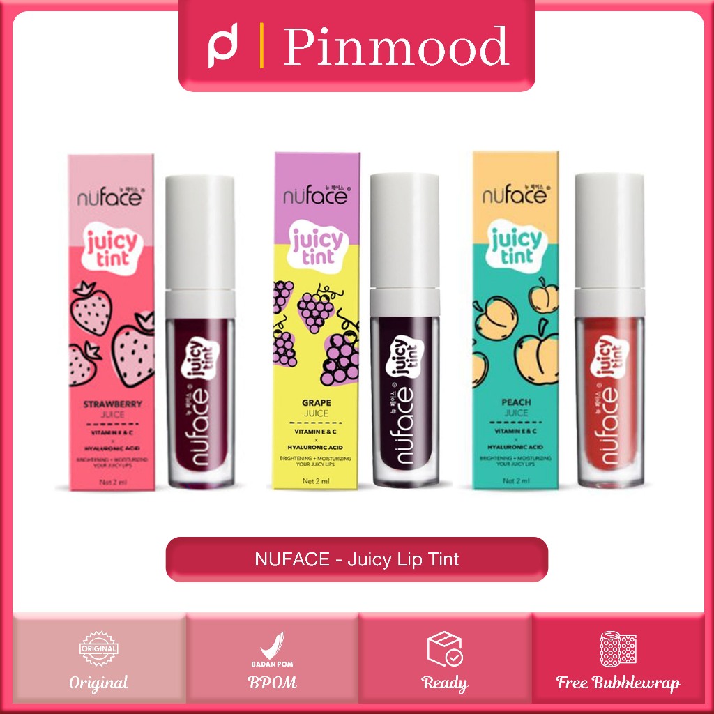 Nuface - JUICY LIP TINT - Long Lasting Liptint Long-Lasting Brightening ...