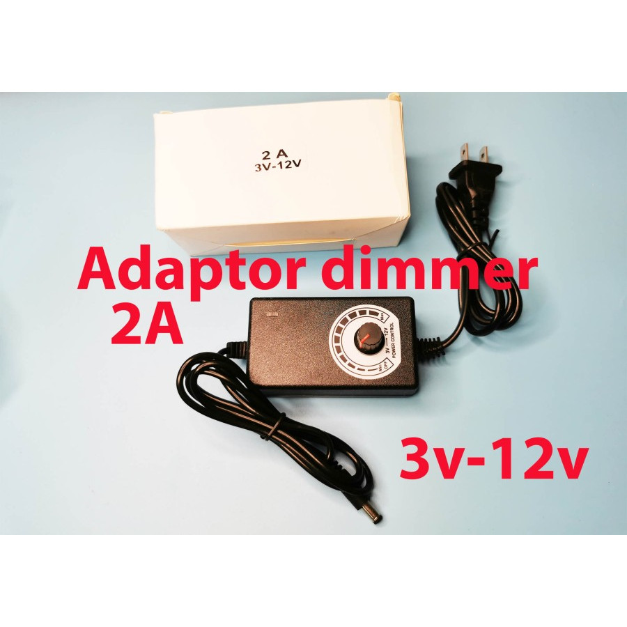 3v-12v dc 2A dimmer adapter - multi output adapter 3v to 12v | Shopee ...