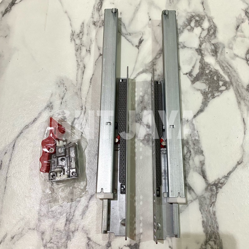 HAFELE Tandem rail slow motion full extension 45cm soft close closing ...