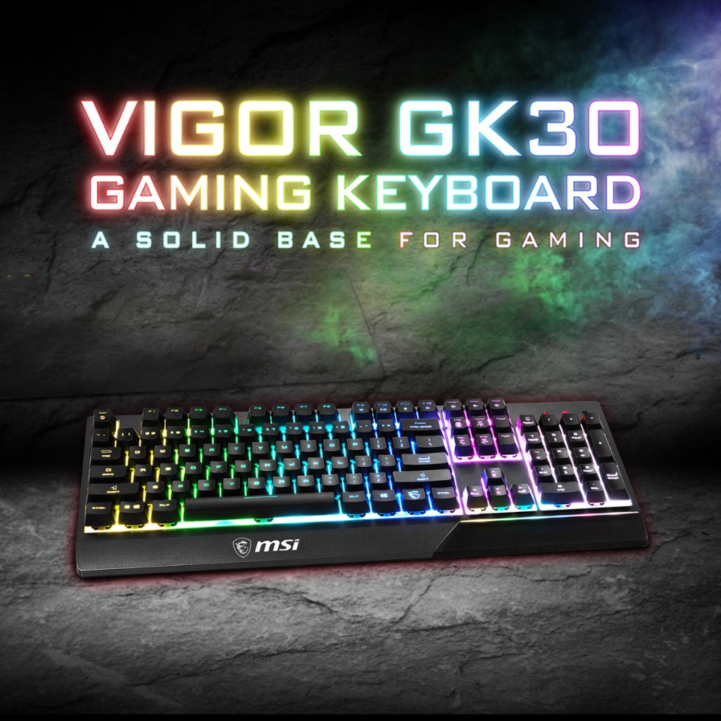 Msi VIGOR GK30 Gaming Keyboard | Shopee Philippines