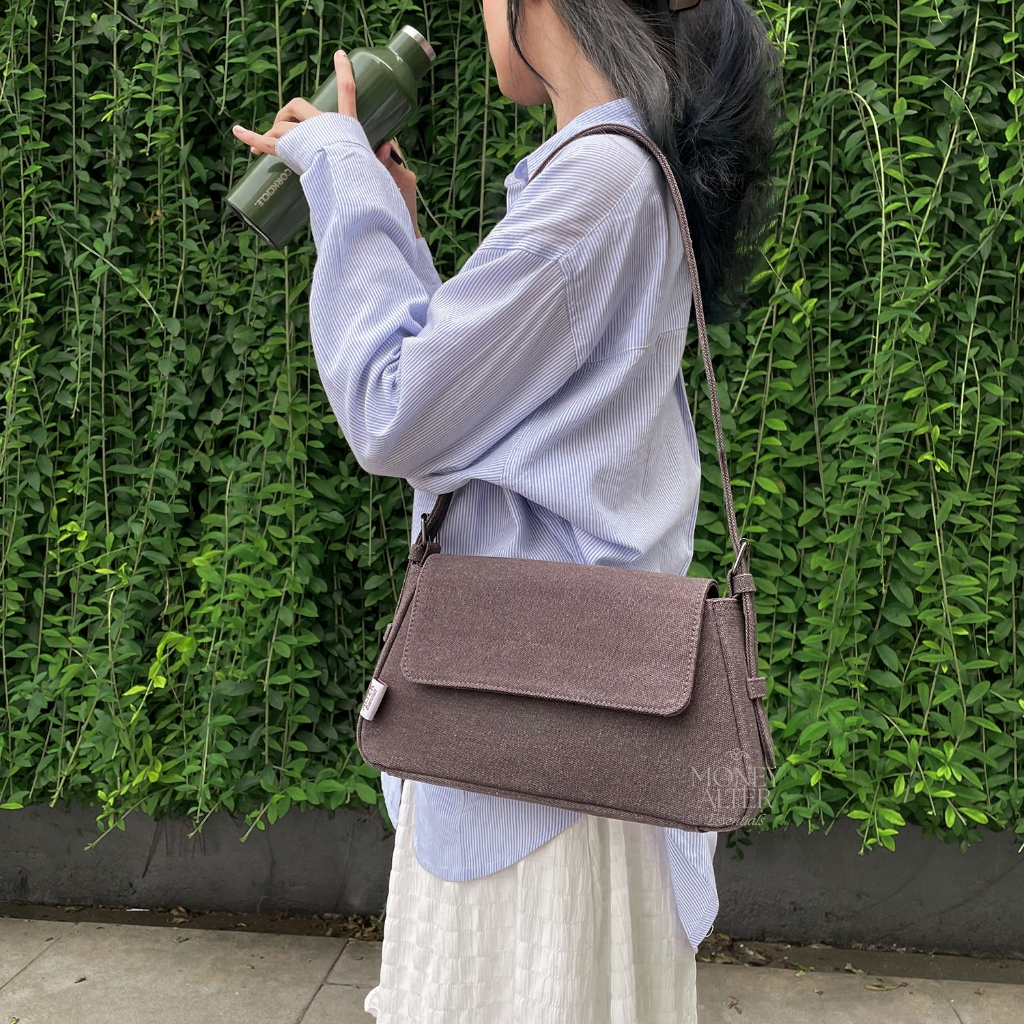 Bea Bag by Money Alter / Women's Canvas Shoulder Bag | Shopee Philippines