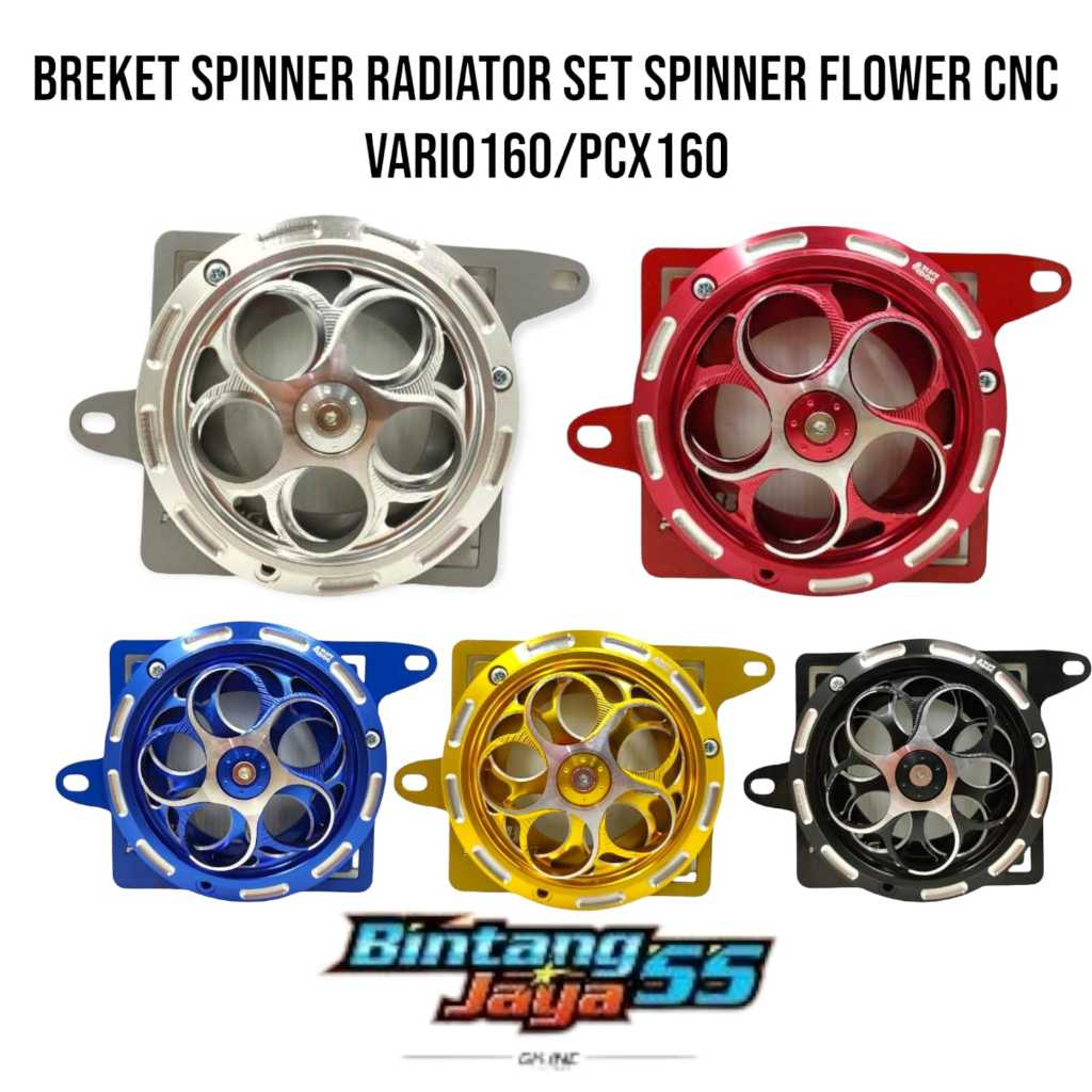 Bracket SPINNER RADIATOR NSB SET SPINNER FLOWER CNC FULL CNC PNP VARIO ...