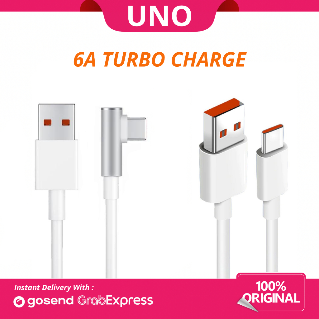 Mi Fast Charging Cable / Turbo Charging Cable Type C 6A Mi USB Cable ...