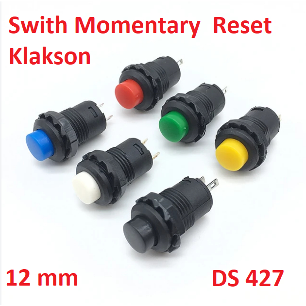 TOMBOL Push Button Button on Reset moment SWITCH SWITCH DS-427 DS427 ...