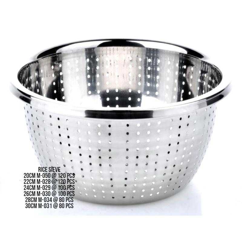 Hole Basin/20CM Rice Sieve/Stainless Drain Basin | Shopee Philippines
