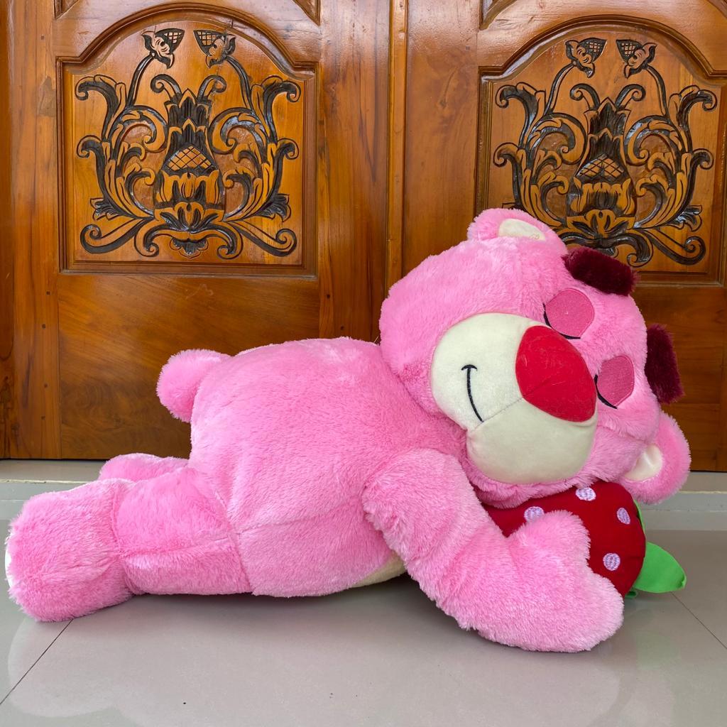 Lotso Jumbo Sleeping Doll ll Bear Strawberry Viral TOY Story Series ...