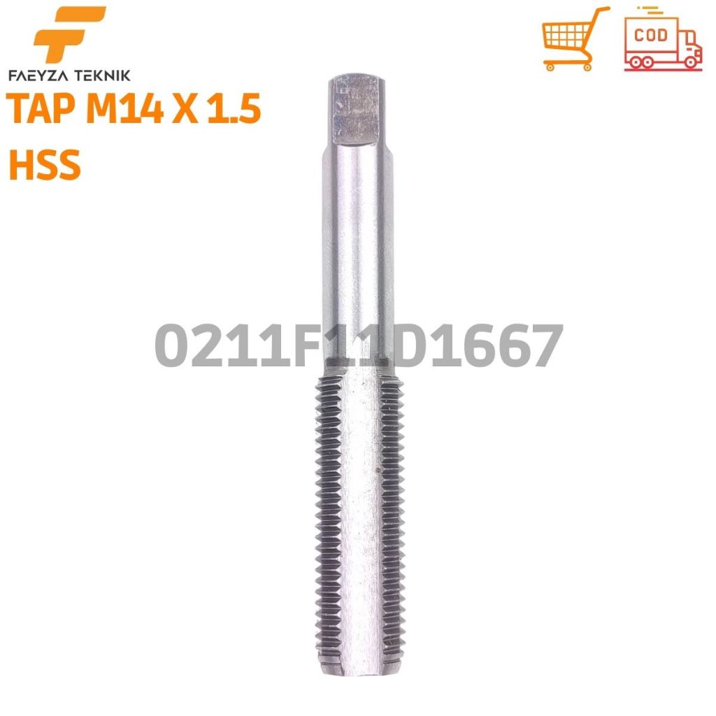 Tap Manual Hand Tap M14 x 1.5 HSS Not Yamawa OSG Guehring | Shopee Philippines