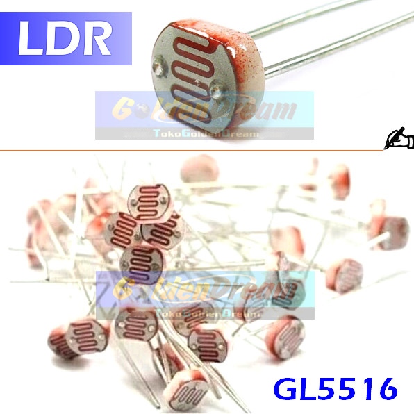 CAHAYA Ldr GL5516 Light Dependent Resistor Light Sensitive Ohm ...