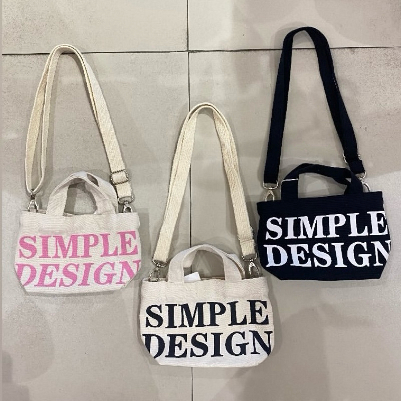 Miniso Simple design Crossbody handbag / mini totebag / miniso handbag ...