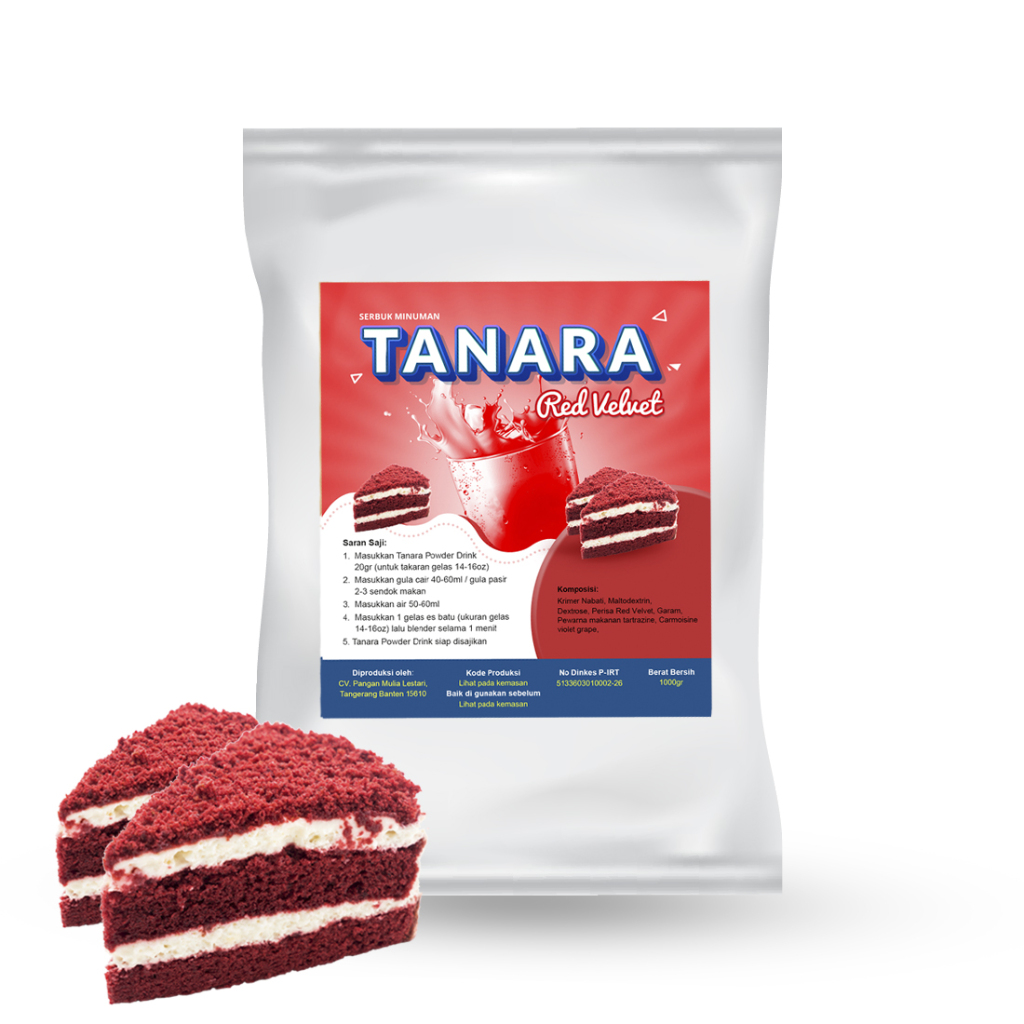 Red Velvet Plain Powder 1kg - Pink Lava Red Velvet Drink Various ...