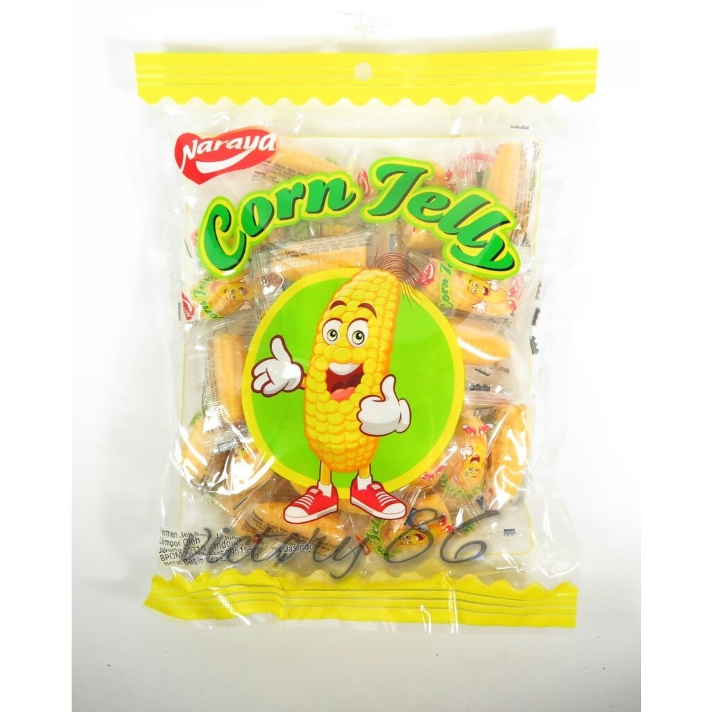 Naraya corn jelly/corn flavored jelly candy 400 grams | Shopee Philippines