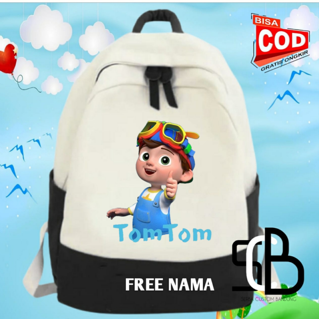 TomTom Cocomelon Children's School Backpack | Shopee Philippines
