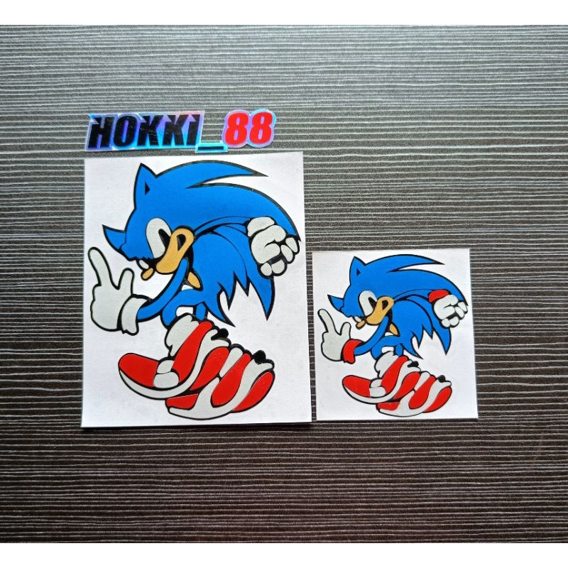 Sonic Sticker cutting Sonic Cartoon Sticker | Shopee Philippines